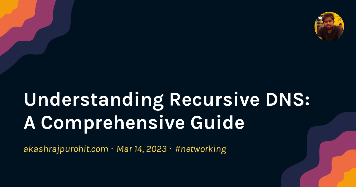 Understanding Recursive DNS: A Comprehensive Guide | Akash Rajpurohit Understanding Recursive DNS: A Comprehensive Guide | Akash Rajpurohit